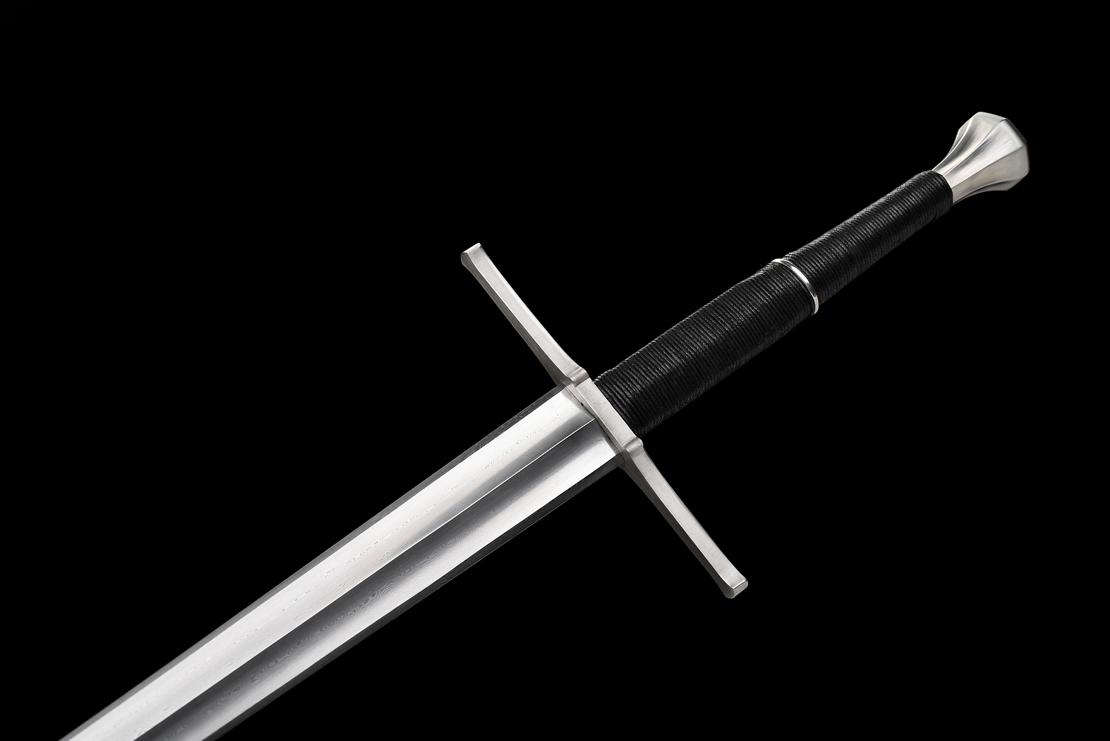 Swordier 49" Damascus Concave European Sword Longsword | eBay