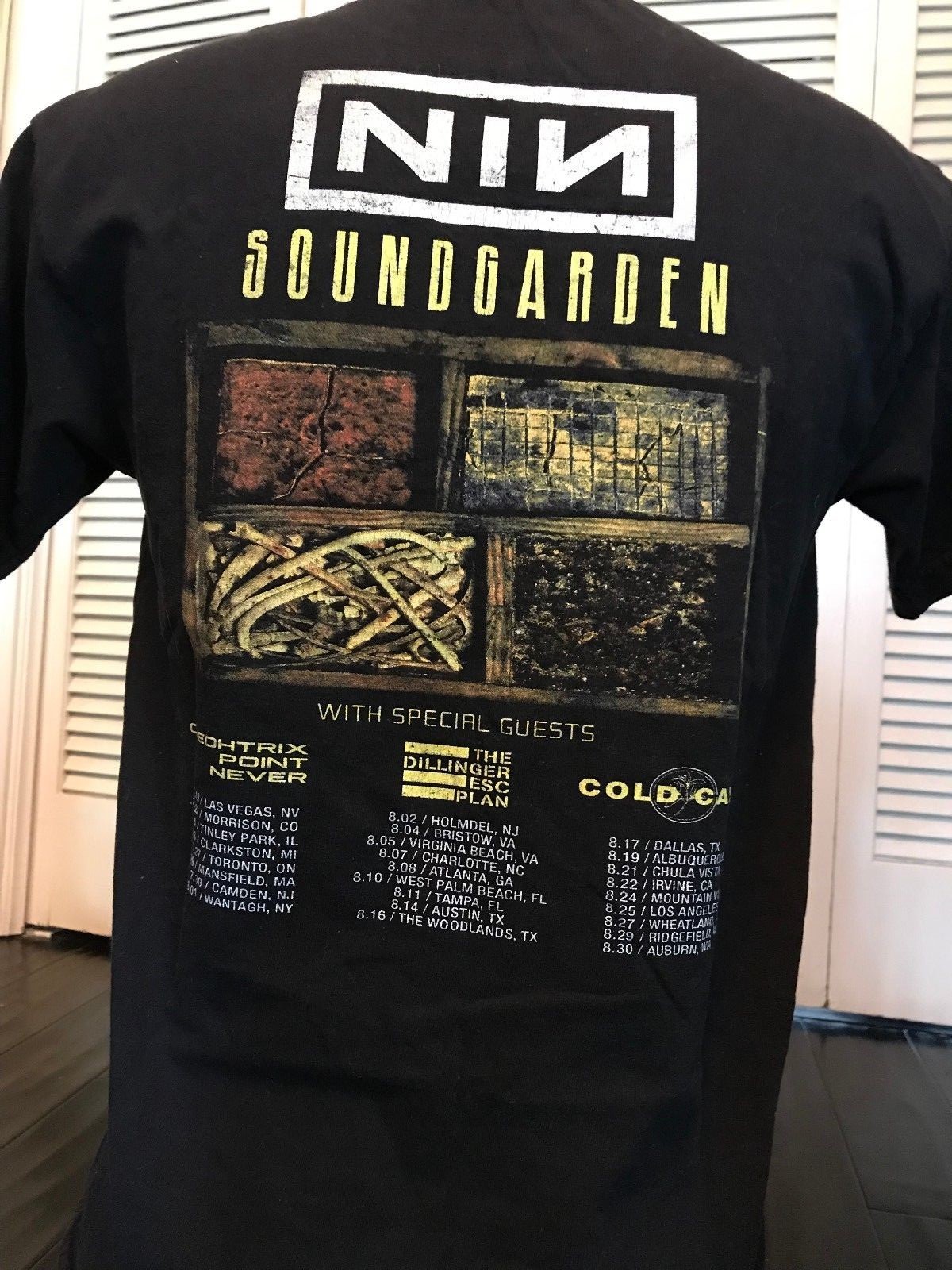 Rare NIN Soundgarden Tour Shirt Size Medium Alternati… - Gem