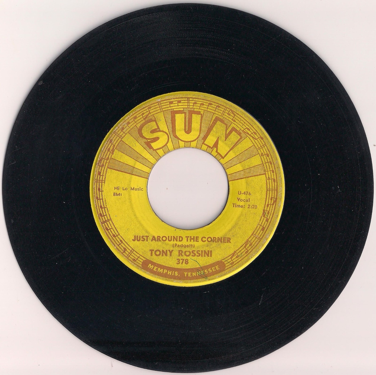 TONY ROSSINI - (MEET ME) AFTER SCHOOL - 1962 Teen Crooner on SUN ...