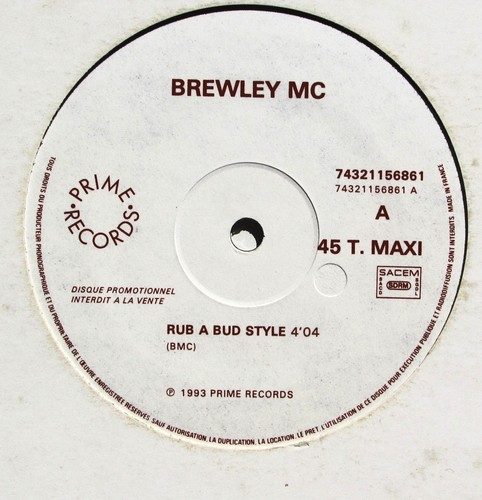 GABY el meneaito/BREWLEY MC rub a bud style..PromoCopy | eBay