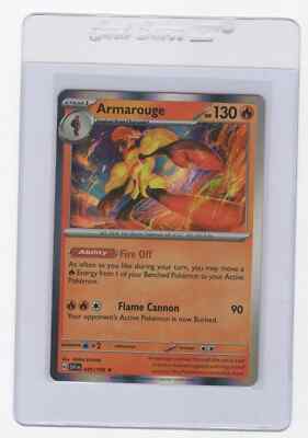Pokemon Scarlet & Violet Armarouge 041/198 LINE HOLO USA EXCLUSIVE | eBay