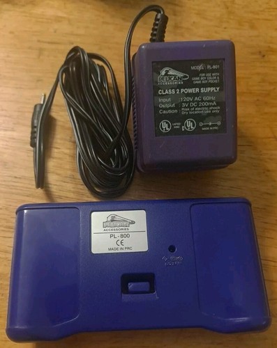 RECHARGEABLE BATTERY PACK Pelican PL-800 Nintendo Gameboy Color Indigo ...