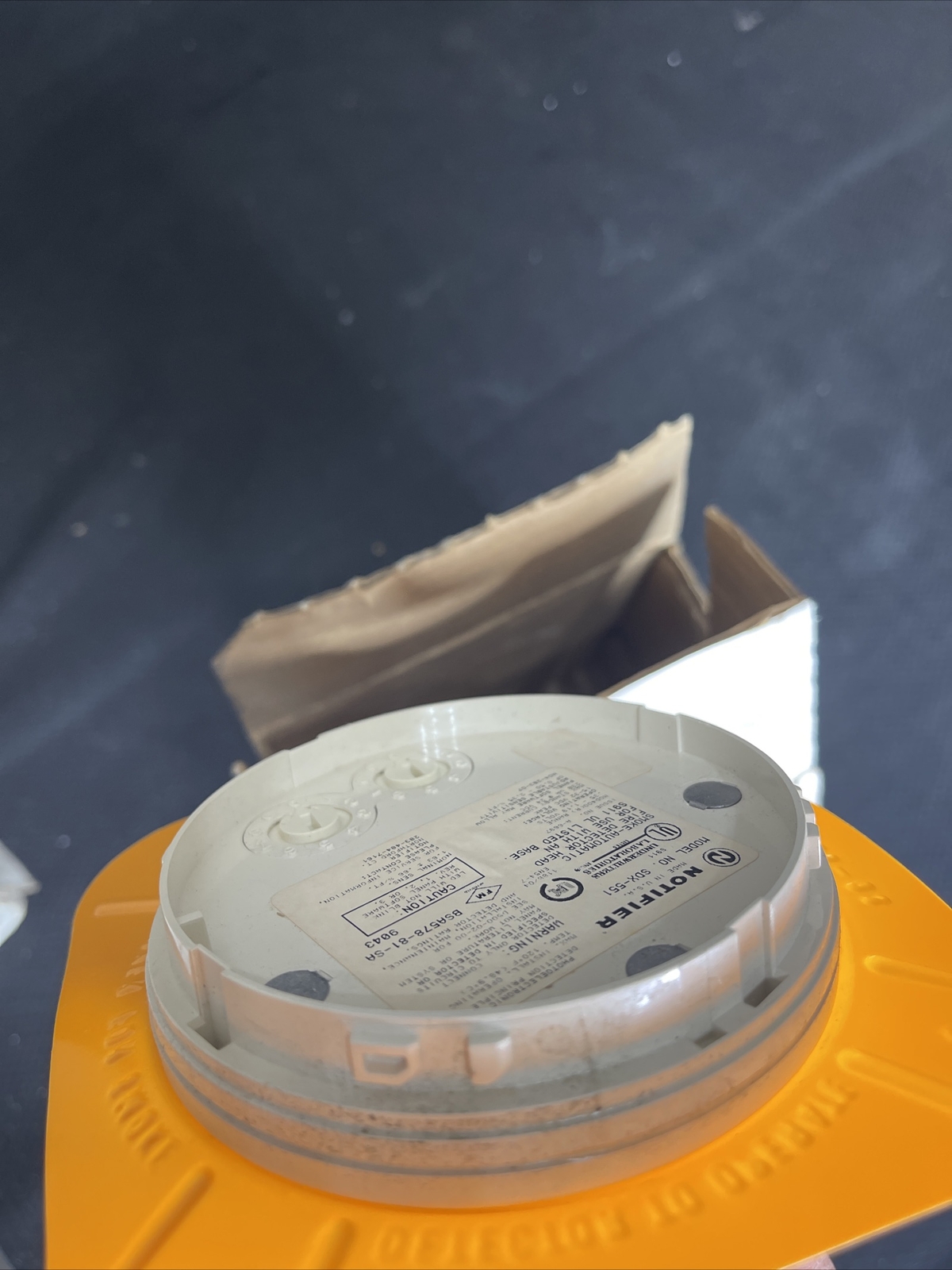 Notifier SDX-551 Photoelectric Smoke Detector NOB !! | eBay