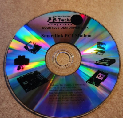 3btech Computers Courtesy OEM Driver Disk SmartLink PCI Modem CD | eBay
