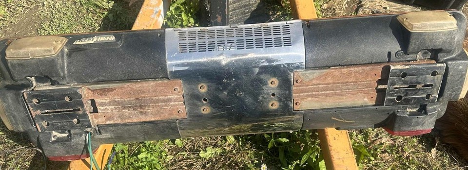 Vintage Federal Signal Street Hawk Tow Light Bar With Siren Model S1B-L ...