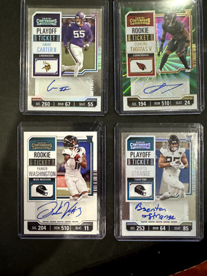 NFL Trading Cards LOT - Signatures 2 Jaguars, 1 Vikings, 1 Cardinals | eBay