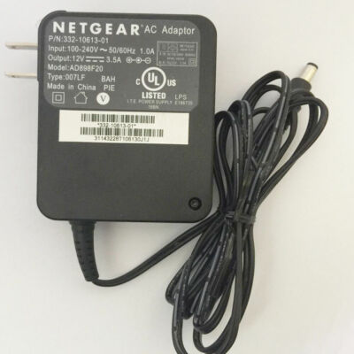 Genuine NETGEAR Router AD898F20 AC Power Adapter Charger 12V 3.5A US ...