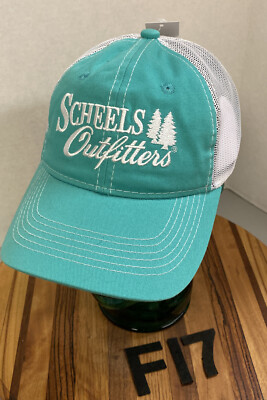 NWT WOMENS SCHEELS OUTFITTERS HAT BLACK STRAPBACK ADJUSTABLE F17 | eBay