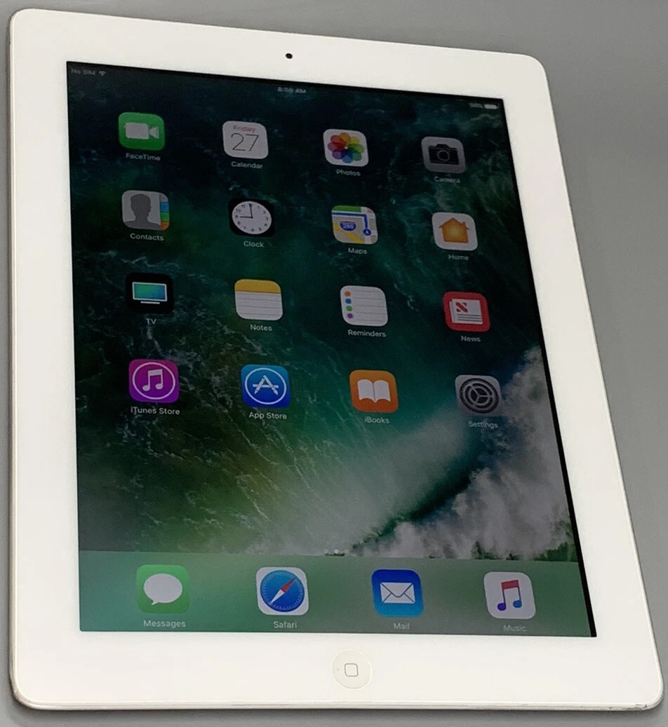White Ipad 4