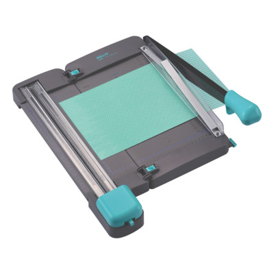 KW-Trio 2 in 1 Guillotine 3 Blade Rotary Trimmer 13080 Table Top Paper ...