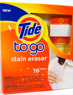 Tide To Go Stain Eraser Pads Spot Remover 16 Count Discontinued | eBay
