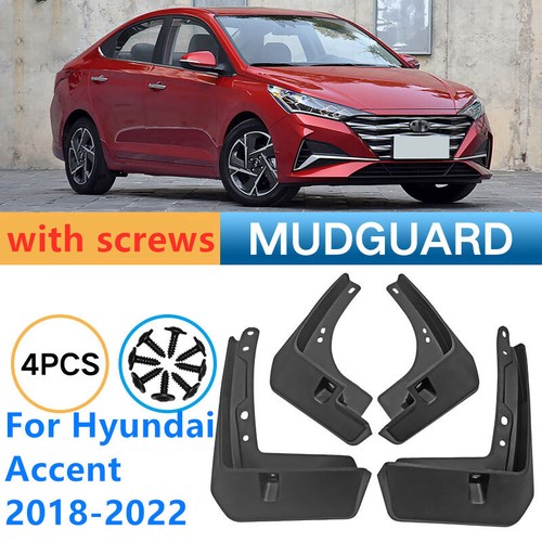 For Hyundai Accent 2018-2022 Mud Fender Flaps Splash Guards Mudflaps ...