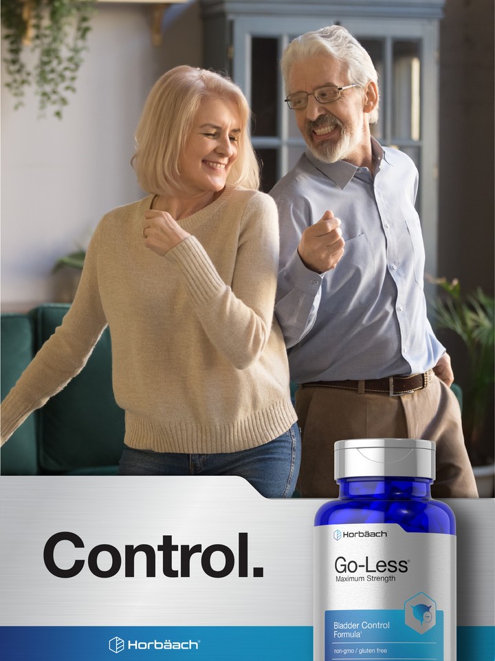 Go Less Bladder Control Pills | 90 Capsules | Maximum Strength | by ...