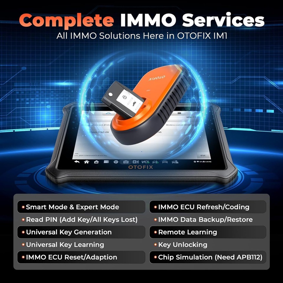 2025 OTOFIX IM1 Key FOB Programming Tool Auto Full System Diagnostic ...