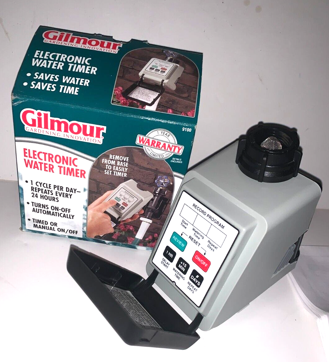 Gilmour Electronic Water Timer Single Outlet Model Buy Gilmour