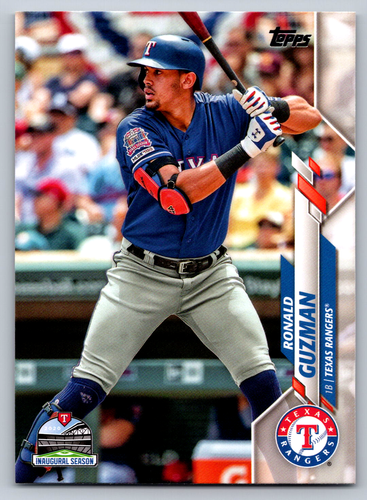 2020 Topps #609 Ronald Guzman Texas Rangers Baseball Card | eBay