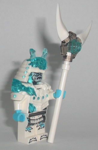 LEGO Ninjago The Ice Emperor Minifigure Zane Blizzard White Ninja ...