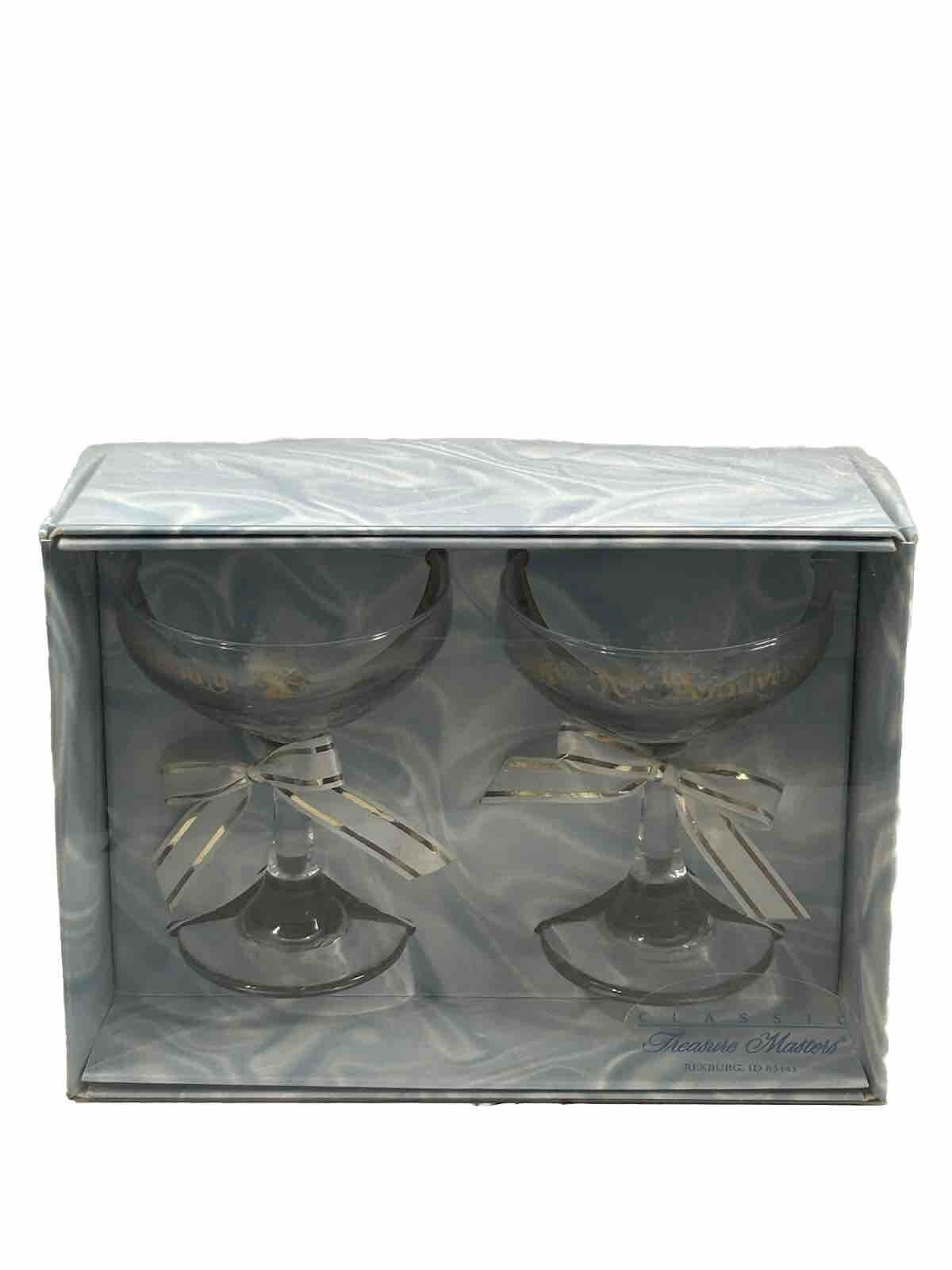 Classic Treasure Masters 50th Anniversary Champagne Glasses Set of 2 ...