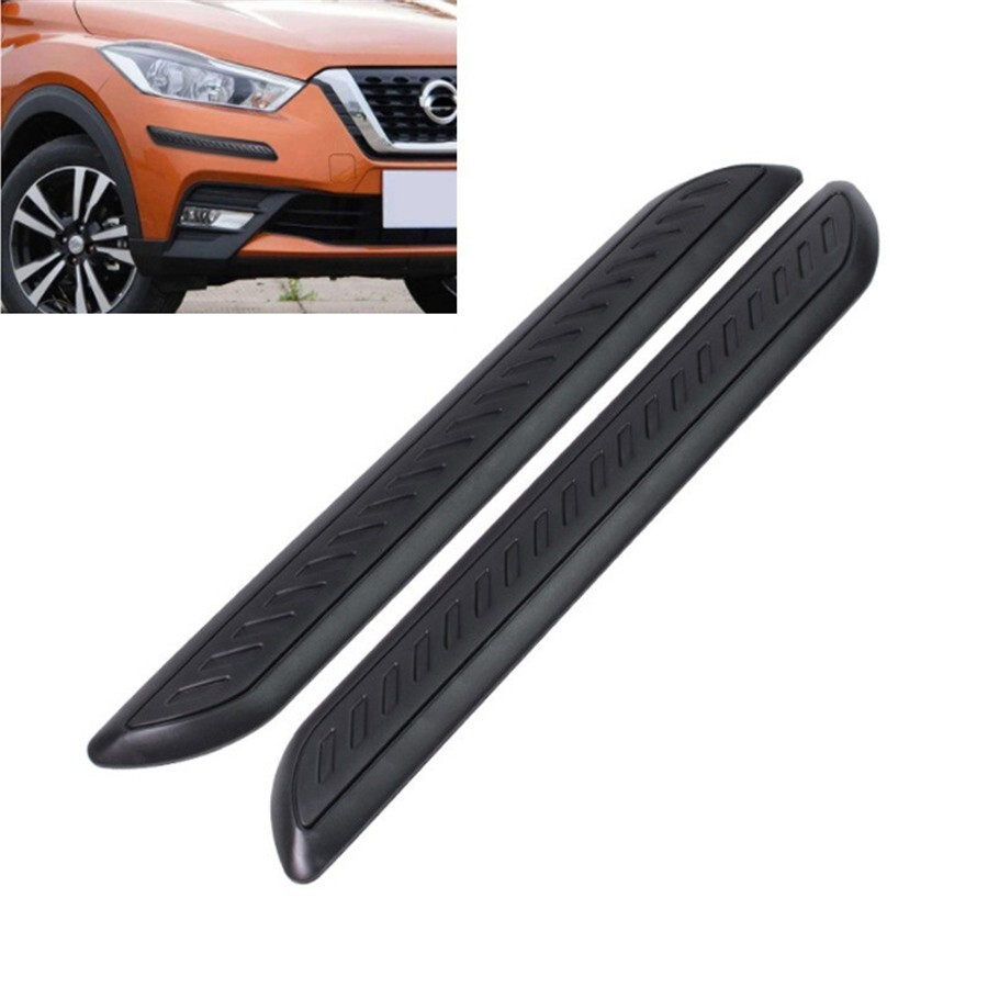 2x Car Bumper Corner Anti-scratch Protector Guard Cover Sticker Black ...