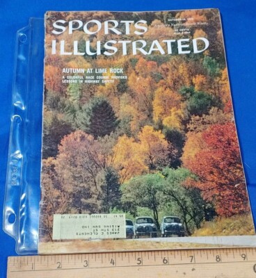 Sports Illustrated October 19, 1959 Auto Racing Texas Football World ...