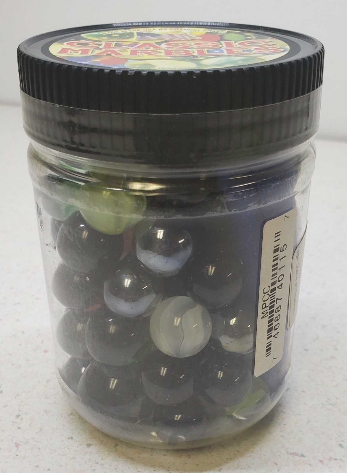 Classic Marbles Jar, Color Canvas Pouch, 48 Marbles with 4 Shooters NEW ...