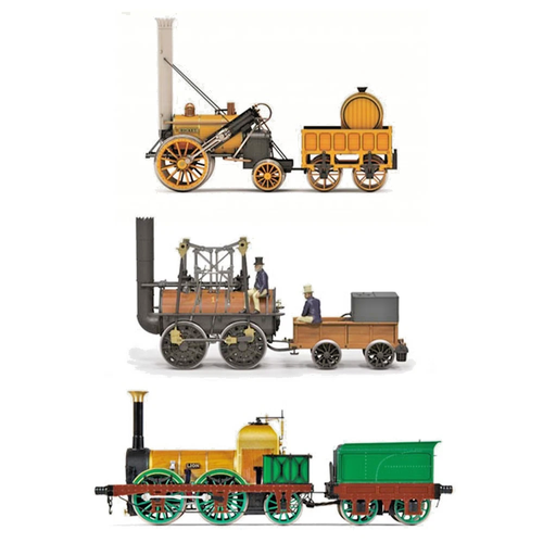 Hornby R30445 Birth of the Railways 3 Loco Train Pack Railway 200. DCC ...