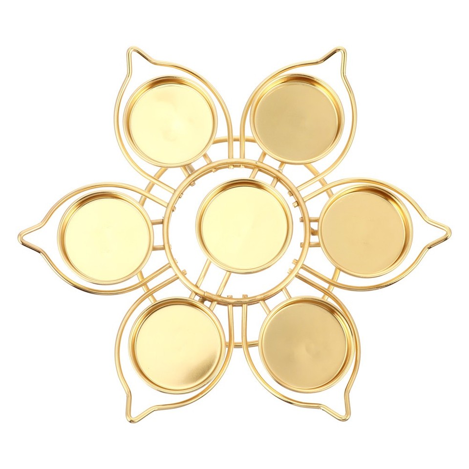 3 pcs Lotus Butter Lamp Ghee Lamp Holder Lotus Shaped Candlestick ...