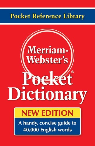 Merriam-Webster's Pocket Dictionary Paperback by Merriam-Webster ...