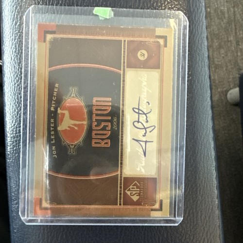 2012 Upper Deck SP Signature Edition Jon Lester Autograph Card Auto Red ...