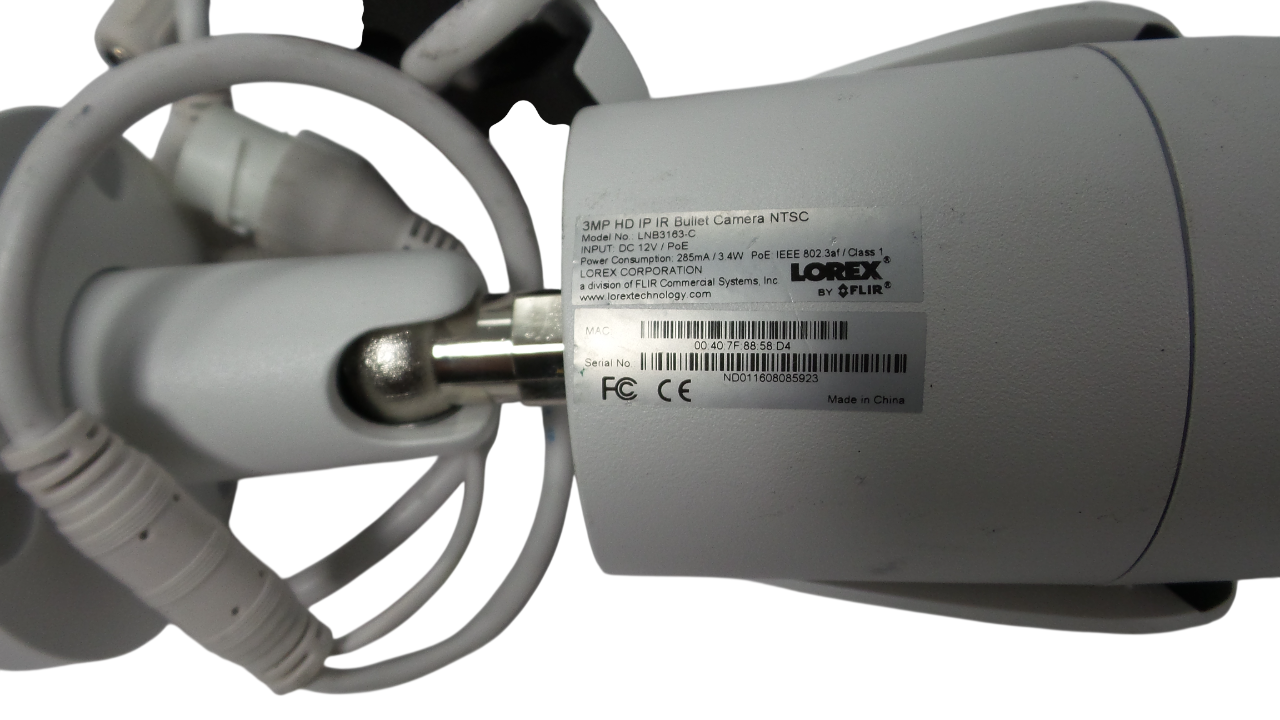 Lot of 3 LOREX LNB3163-C 3MP HD IP IR Bullet Camera NTSC - Free ...