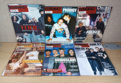 Kerrang Magazine Bundle 2001 / 2002 Slipknot Sum 41 Audioslave ...