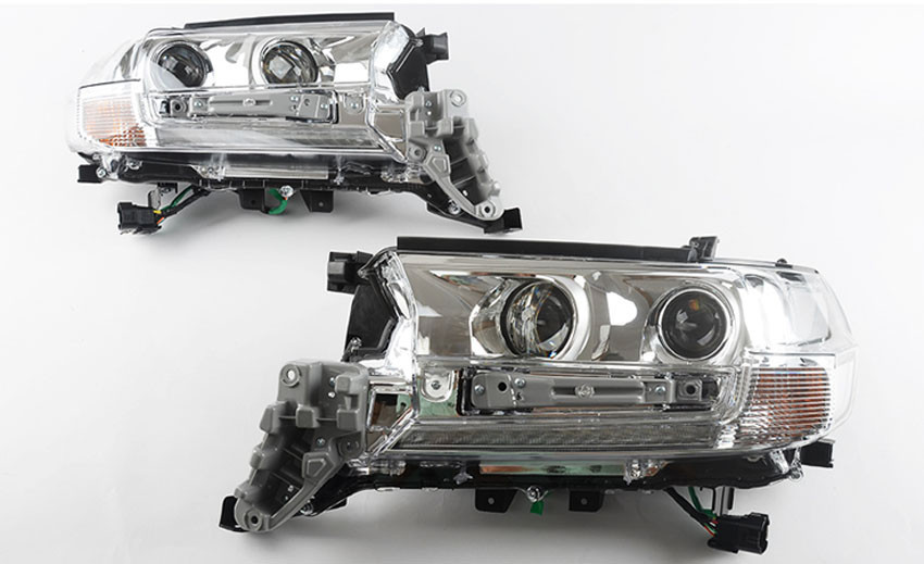 For Toyota Land Cruiser LC200 2016(high) Pair LED Front Head Lights ...