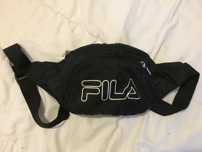 LOWEST PRICE-BUY NOW FILS FANNY PACK Black waist bag 80s style not worn ...