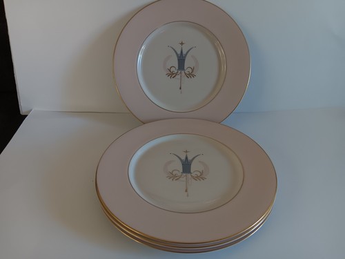 SET OF 4 FINE ARTS CHINA ROYAL SPLENDOR DINNER PLATES MADE IN U.S.A. | eBay
