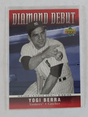 2006 Upper Deck Diamond Debut #DD34 Yogi Berra Yankees | eBay