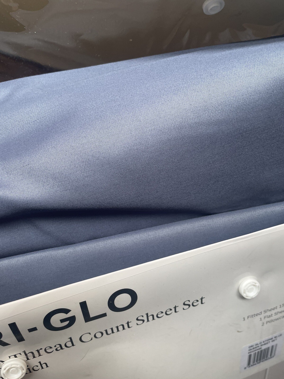 NEW Dri Glo 1000 Thread Count Flat Sheet & 2 Pillow cases Queen Size ...