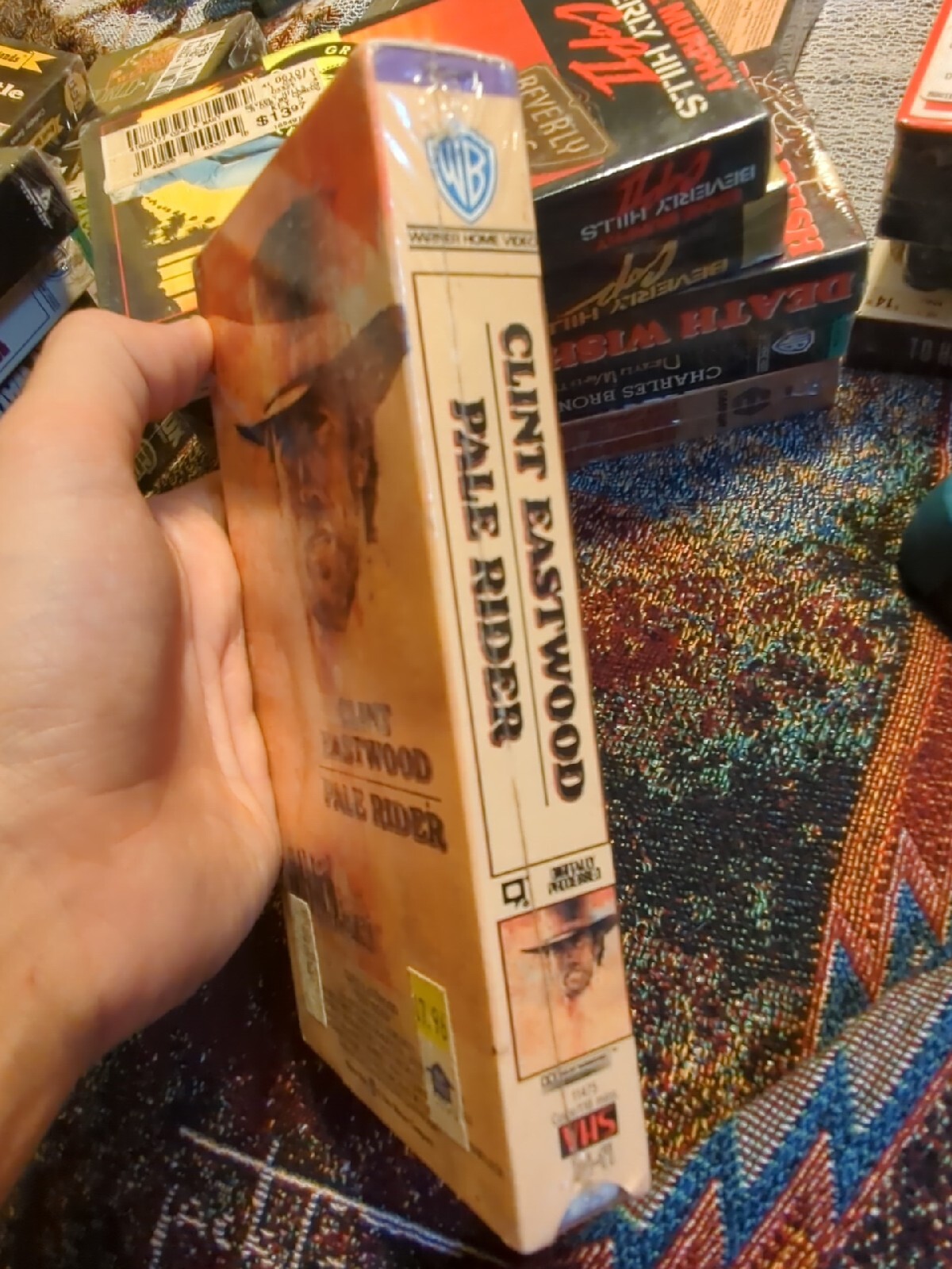 Pale Rider (VHS, 1990) Clint Eastwood - Vintage NEW SEALED - WATERMARK ...