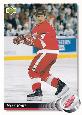 1992-93 Upper Deck #530 Mark Howe- Detroit Red Wings + (Yes 4 Free ...
