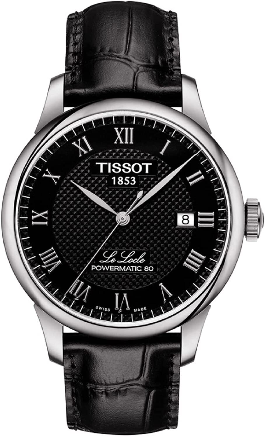 TISSOT (Tiso) Watch Men's Tissot Le Rockle Power Matic 80 Black Dial ...