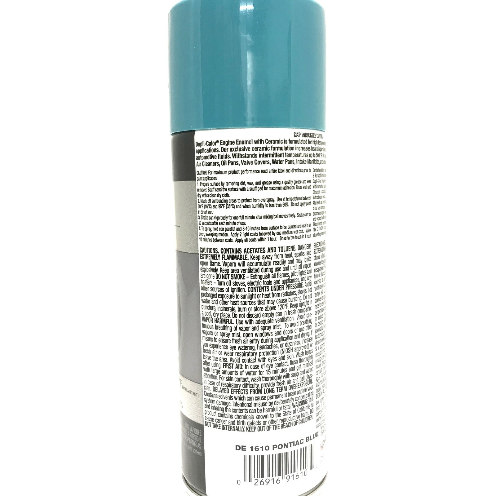 DupliColor DE1610-3 PACK Pontiac Blue Engine Enamel Paint w/ Ceramic ...
