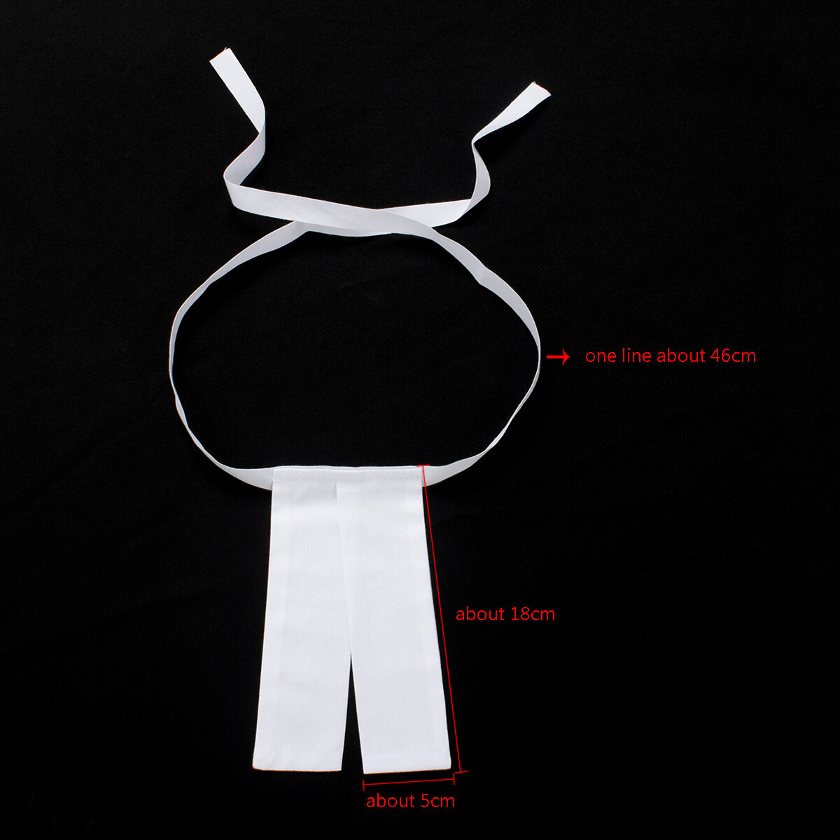 White Barrister Band Preaching Band Preaching Tabs Tape Style Courtwear ...