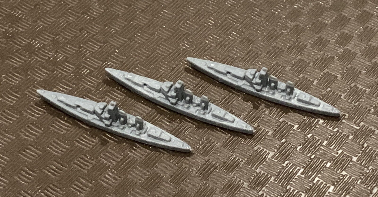 1984 Axis And Allies Board Game - Parts & Pieces - German Battleship X3 ...