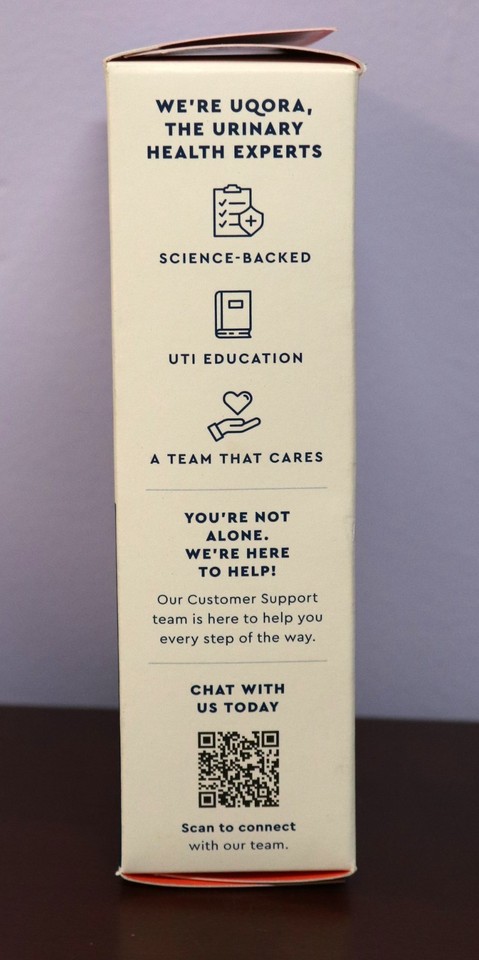 NEW uqora UTI Emergency KIT Test Strip Infection Control Pain Relief ...