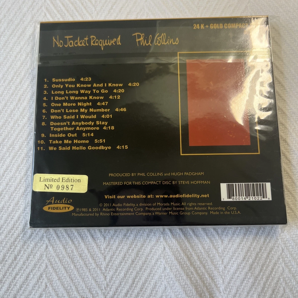 Phil Collins No Jacket Required Album Hi-res Stock, 51% OFF