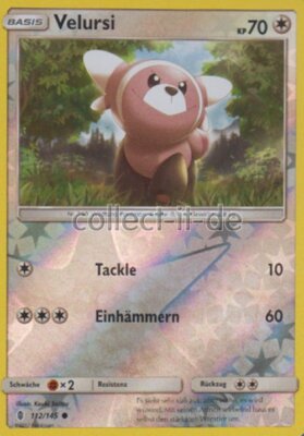 Pokemon 112/145 Velursi - Reverse Holo - Stunde der Wächter | eBay.de