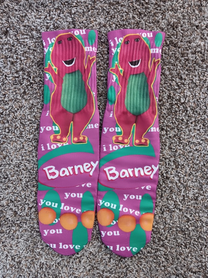BARNEY CROCS SOCKS | eBay