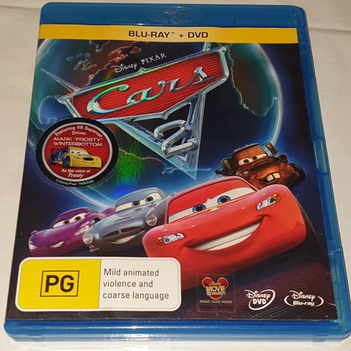 Cars 2 - Blu-ray + DVD (DVD, 2011) Disney Pixar - 2 Disc Set - FREE ...