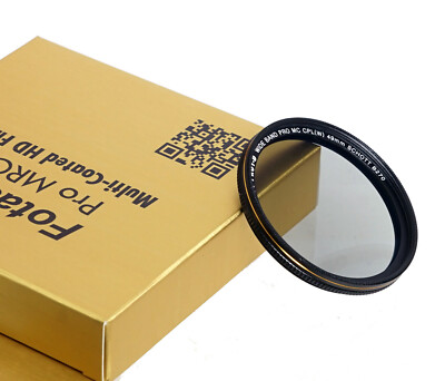 49mm MRC Nano Multi-Resistant Coating CPL Polarizing Filter (Schott ...