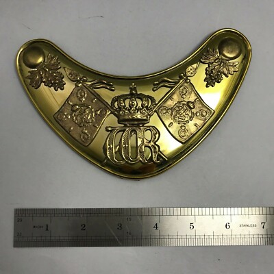 Prussian flagbearer gorget - BRASS plated | eBay