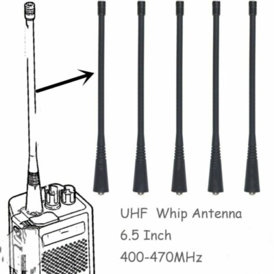 5* UHF Antenna for GP140 GP300 PTX600 PTX700 PRO7150 SP50 Handheld ...